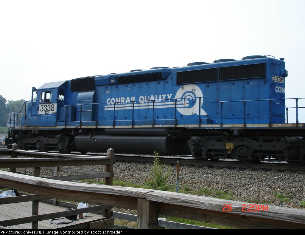 NS 3338 pushes this EB Grain Train